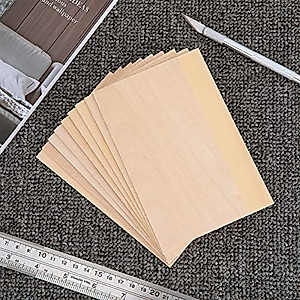 25 Pack 8 x 12 Inch Basswood Sheets, 1/16 Thin Craft Plywood Sheets, Plywood Board Thin Wood Board Sheets, Unfinished Wood Boards for Crafts, Hobby, Model Making, Wood Burning (200x300x2MM)