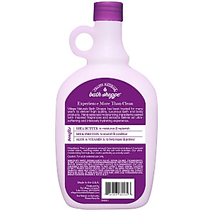 Village Naturals Bath Shoppe Moisturizing Lavender Chamomile Milk Bath - Hydrates Skin - Made With Shea Butter and Vitamin E (Pack of 2 Bottles, 28 fl oz Each)