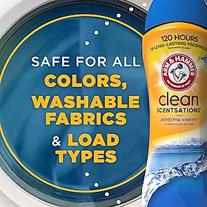 Arm & Hammer In-Wash Scent Booster, Purifying Waters, 24 oz, Pack of 4