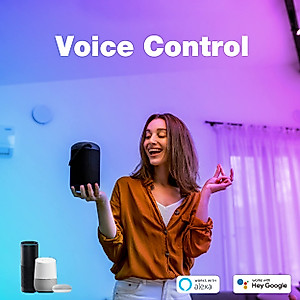 FLSNT LED Light Bulbs Color-Changing Smart Bulbs That Work with Alexa & Google Home by Smart Life APP, 9W, E26 Base, A19, 4 Pack