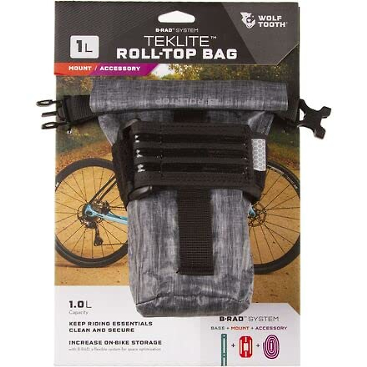 Wolf Tooth Components Teklite Roll-Top Bag One Color, 1L