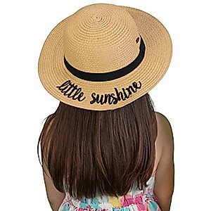 Mommy & Me Sunhat Bundle: Little/Hello Sunshine (Natural/Natural)