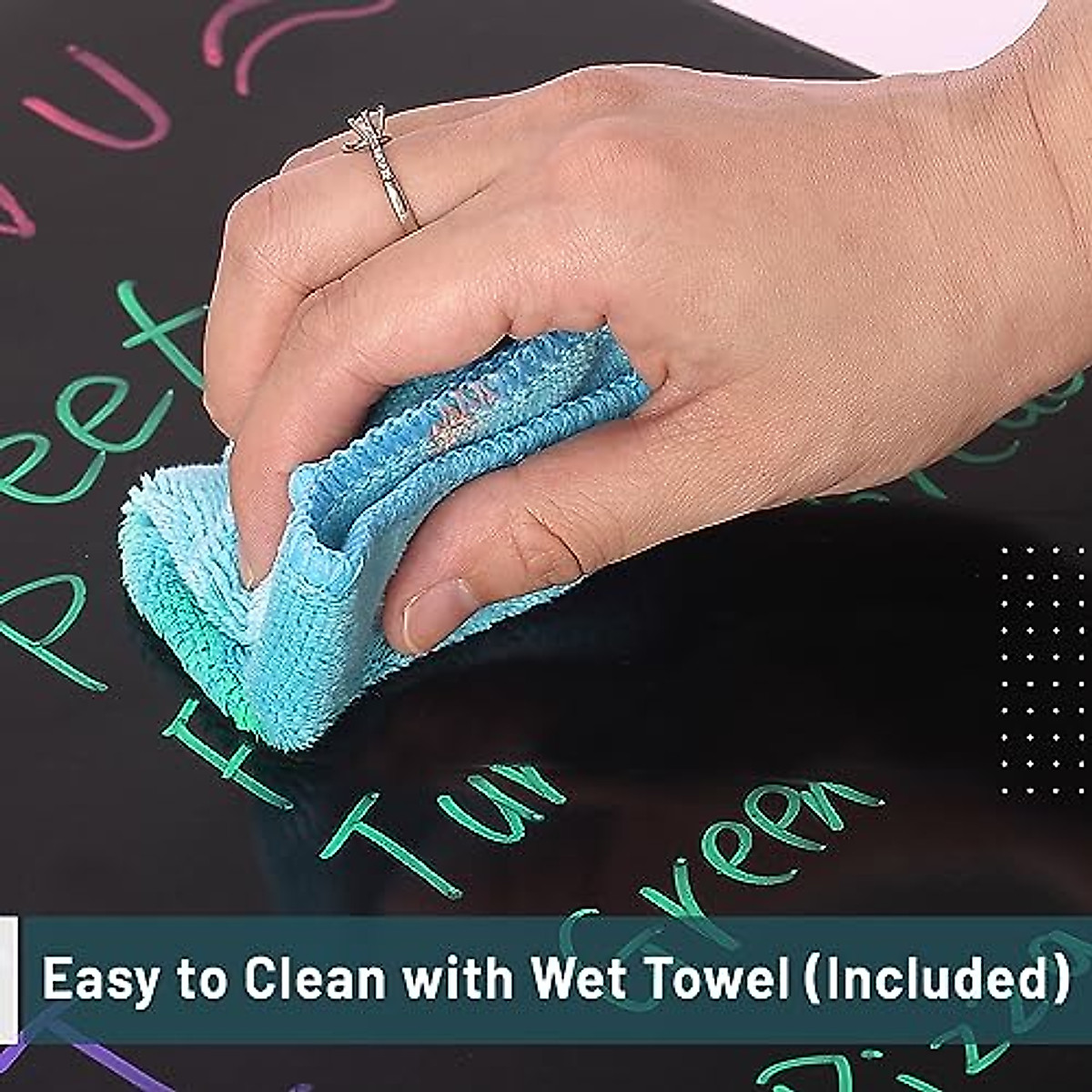 Mr. Pen- Magnetic Black Dry Erase Board for Fridge, 11.6" X 15 ", White Board for Fridge Whiteboard Magnetic Whiteboard for Fridge Whiteboard, Magnetic Chalkboard