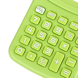 Pocket Size 8 Digit Calculator Solar Mini Basic Standard Calculators Button Battery Desktop Office School Kids Gift Accounting Tools Red