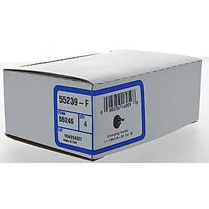 The Hillman Group Clamping Knob 1-1/2” Diameter x ¼”-20 Thread Male, 4-Count (Pack of 1), Black