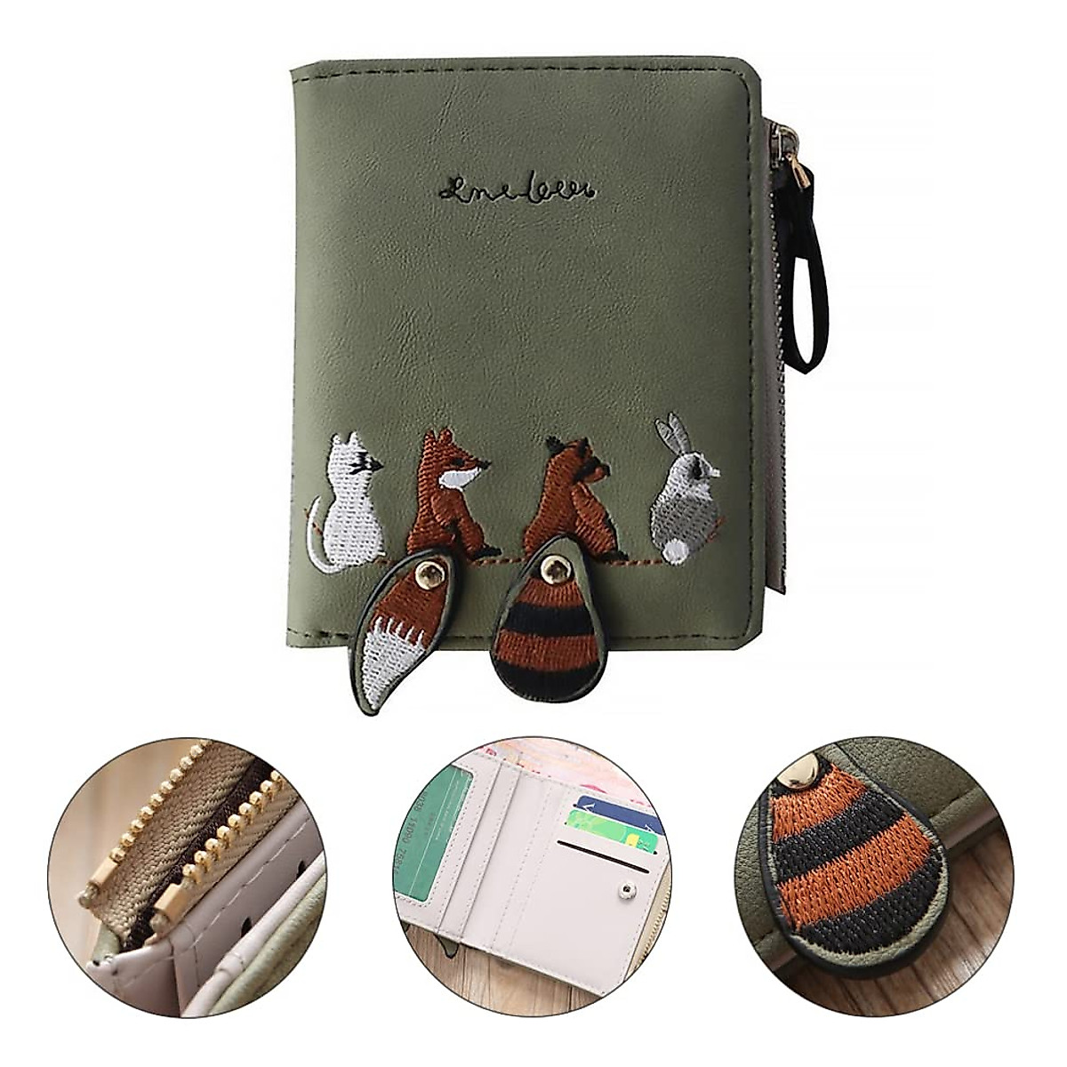 Kawaii Wallet Cute Wallets Animal Purses Wallet Purse Coin Pouches Wallet Aesthetic Foldable Purse