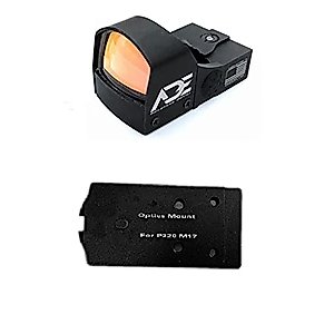 Ade Advanced Optics Crusader RD3-009 Red Dot Reflex Sight + Optic Mounting Plate for Sig Sauer P320 M17 / M18 Pistol