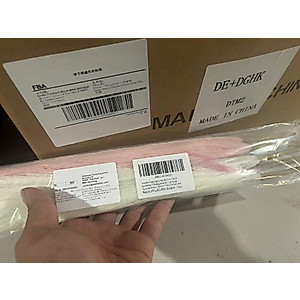 Serwalin Pampas Grass Pink 17.7 Inch 6pcs, Artificial Pampas Grass Faux Pink Pompas Grass Decor, Short Pompous Grass Blush Room Decoration, Wedding Party Centerpieces Valentine Mothers Day