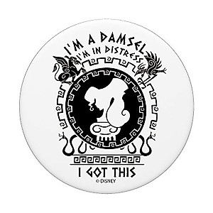 Disney Hercules Megara I'm A Damsel In Distress I Got This PopSockets PopGrip: Swappable Grip for Phones & Tablets