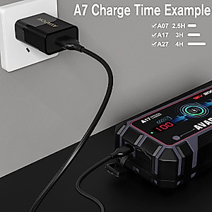 AVAPOW A07 Jump Starter 1500A with AVAPOW Wall Charger 18w for Jump Starter Charging or Phone Charging