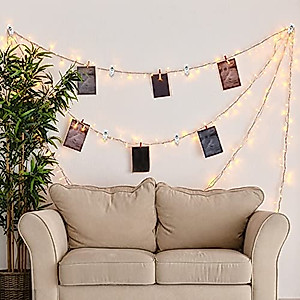 24 Pack White Down Wall Clip Closet Shelves Clips Wire Shelf Loop Clips Plastic Heavy Duty Wire Shelf Brackets Included Clips Screws and Expansion Tubes for Wire Closet Shelving