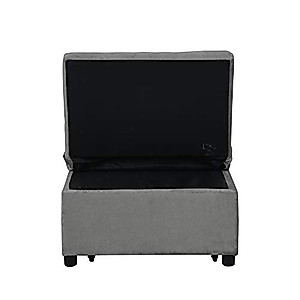 Gray Sofa Bed with Storage（Folding）