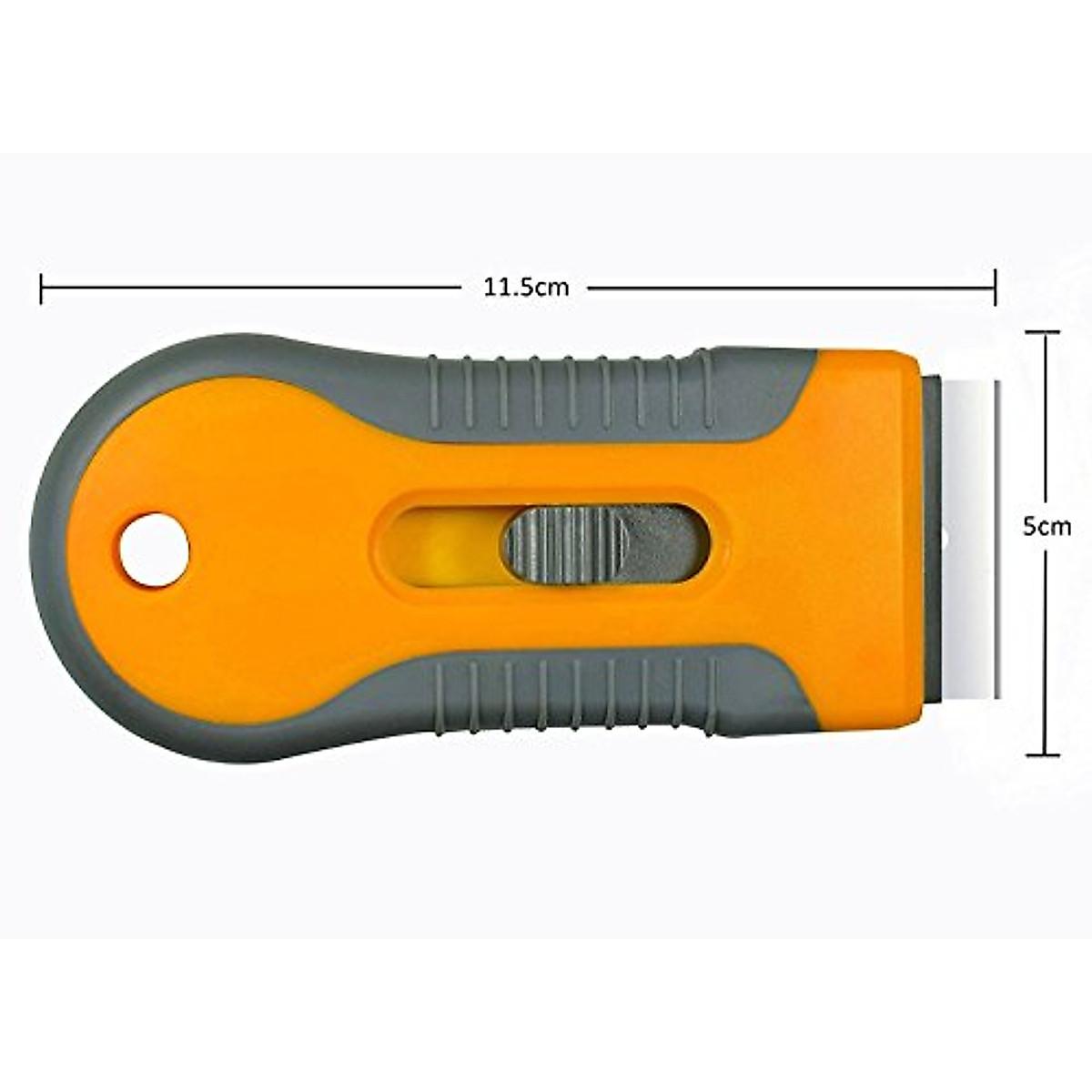 Retractable Razor Blades Scraper for Window Film Glass Glue Removing 5pcs Extra Replaceable Razor Blades