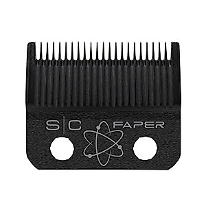StyleCraft Replacement Fixed Black Diamond Carbon DLC Faper Hair Clipper Blade