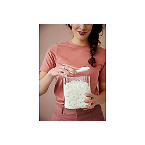 Mepal MODULA 5 Piece Food Storage Box Set for Cereal or Pasta with 3 Transparent Lids, Airtight, BPA Free, 1 Set
