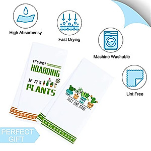 Funny Kitchen Towels, Plant Gifts for Plant Lovers Women Gardener, Funny Birthday Gift for Friend, Plant Mom Lady Gifts, Funny Gardening Gifts, Housewarming Gift