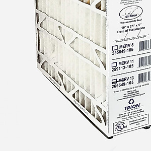 Trion Air Bear 5 Inch MERV 13 High Performance Air Purifier Filter Replacement for Air Cleaner Purification Systems, White (3 Pack)