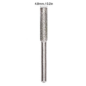 20Pcs Chain Saw Grinding Head, Chainsaw Sharpener Burr Grinding Head Rotating File Sharpening Tool Set Kit (4.8mm)