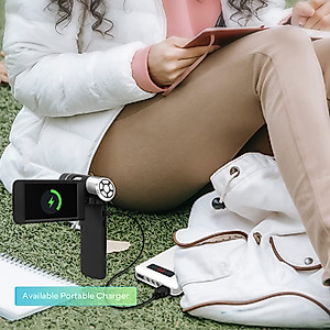 Andonstar AD203 Handheld Digital Microscope, 1080P FHD Portable Pocket Microscope, USB Microscope Camera for Kids Adults, 4'' Rotatable Screen, Coin Electronic Magnifier, Windows Compatible, 32GB