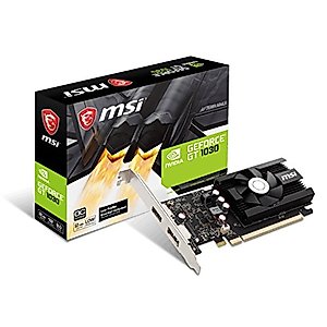 MSI GT 1030 2GD4 LP OC Computer Graphics Cards