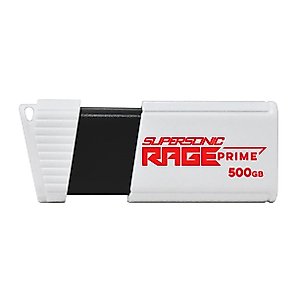 Patriot Supersonic Rage Prime USB 3.2 Gen 2 Flash Drive - 500GB - ‎PEF500GRPMW32U