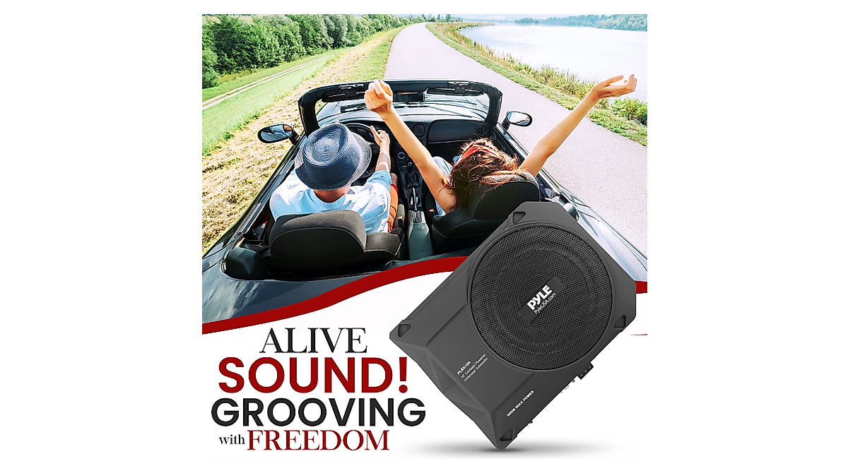 Pyle 10-Inch Amplified Subwoofer System - 900 Watts