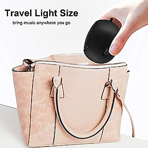 Portable Speaker, Mini USB Speaker with 3.5mm Jack on Bottom for Mobilephone PC Laptop MP3(Black)