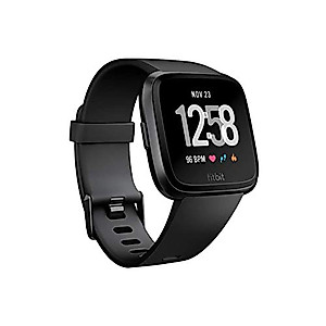 Fitbit Versa Smart Watch - Periwinkle/Rose Gold One Size (S & L Bands Included)