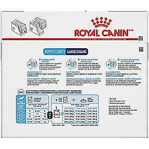 Royal Canin Large Puppy Wet Dog Food, 4.9 oz cans 10-count