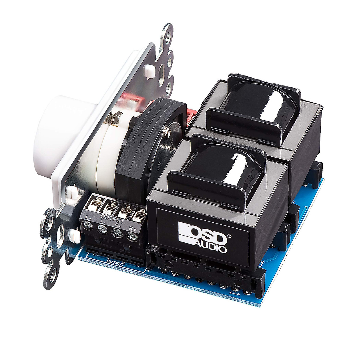 OSD 100W in Wall Volume Control Impedance Matching for Home Speakers, Rotary Knob White SVC100