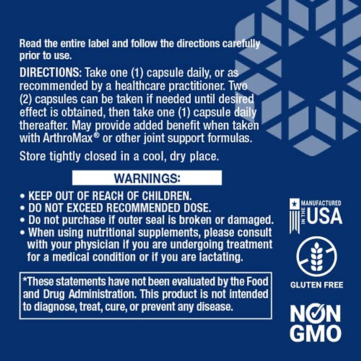 Life Extension Fast-Acting Joint Formula – Advanced Joint Health Support Supplement for Men & Women - for Joints Discomfort & Inflammation Relief – Non-GMO, Gluten-Free - 30 Capsules