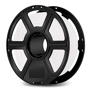 FLASHFORGE Hips 3D Printer Filament, 1.75mm (White), 1kg Spool (2.2lbs), Guaranteed Fresh, Dimensional Accuracy +/- 0.02mm, Tangle-Free, Fits Most FDM Printers [Risk-Free]