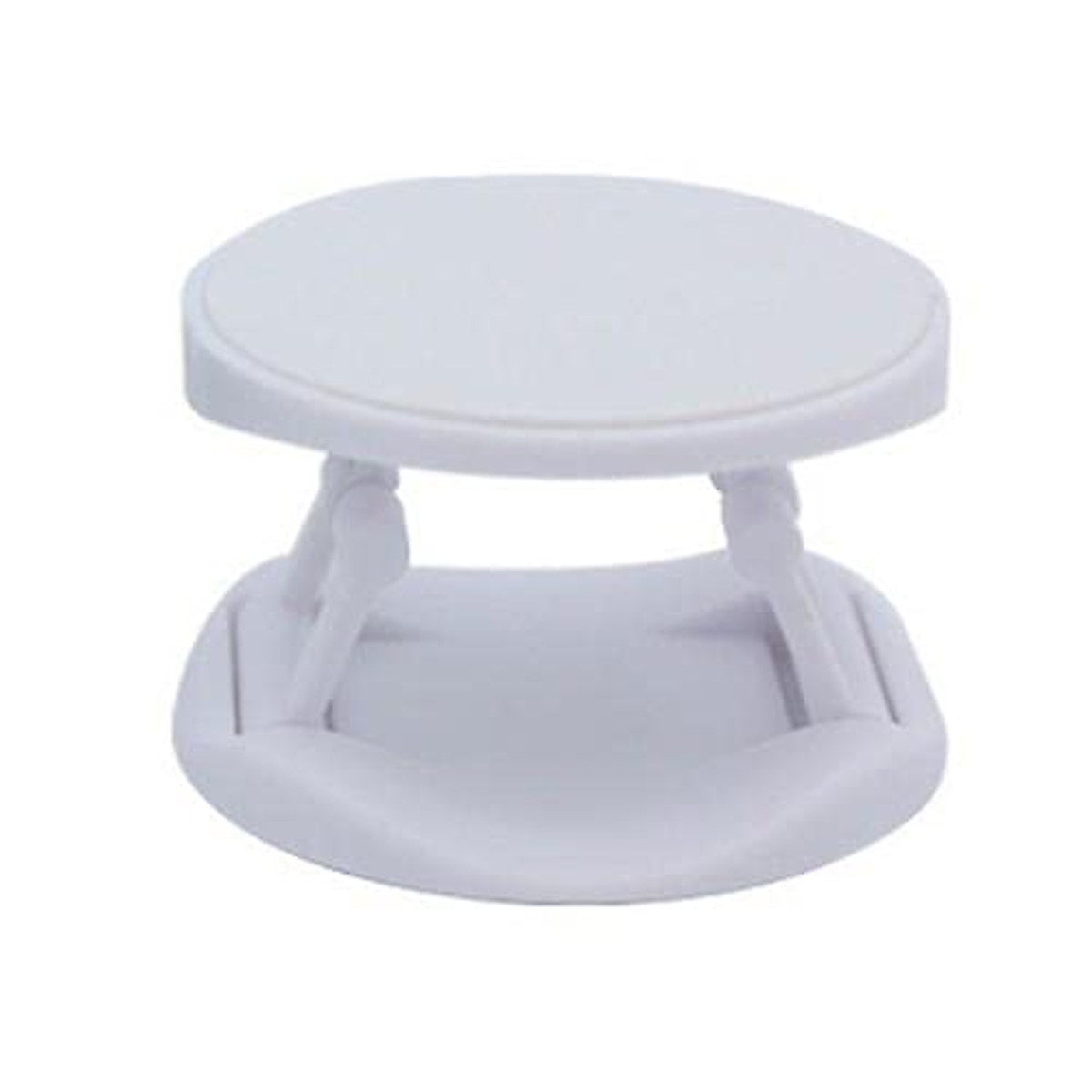 BoxWave Phone Grip Compatible with Yezz Max 2 Plus (Phone Grip by BoxWave) - SnapGrip Tilt Holder, Back Grip Enhancer Tilt Stand for Yezz Max 2 Plus - Winter White