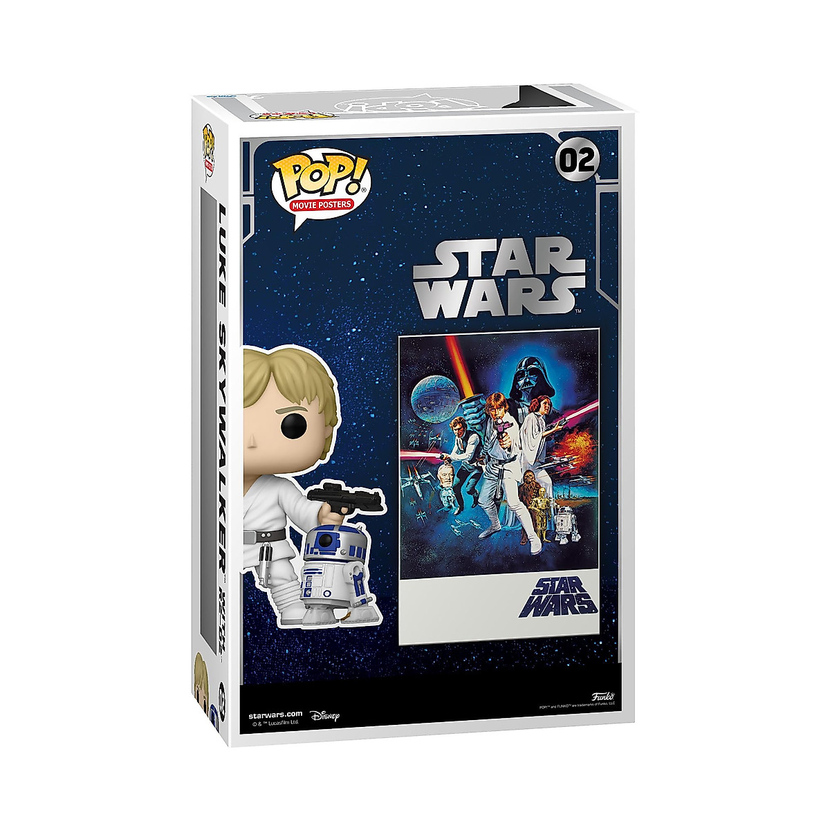 Funko Pop! Movie Poster: Star Wars: A New Hope - Luke Skywalker with R2-D2