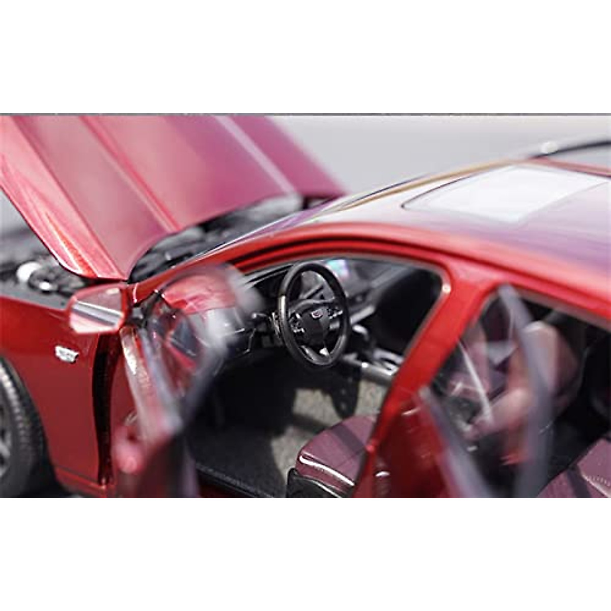 Models Vehicle Replica Car 1 18 Fit for Cadillac CT4 Luxury Car Simulation Scale Car Model Steel Diecast Toy Vehicle Collect Souvenir Collectible Gift 2023 2024