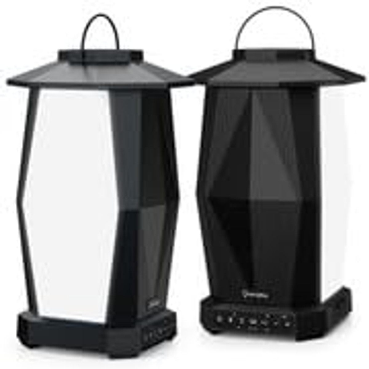 Onforu Outdoor Bluetooth Speakers Waterproof, True Wireless Stereo Lantern Speaker with RGB LED Lights, 2 Pack 50W Led Flame Speaker, Dual Pairing, 20H Playtime, Enhanced Bass for Patio Garden Decor