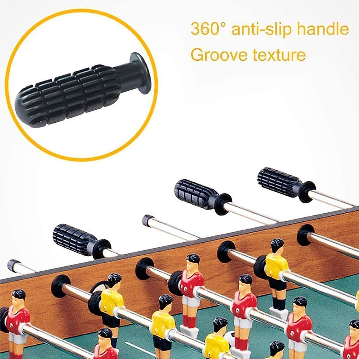 GAOSHENGWUJINGD Foosball Table Game Table Rally and Roar Foosball Table Game Multi Person Table Soccer Adults, Families - Recreational Foosball Games Game Rooms, Arcades, Bars, Parties, Family Night