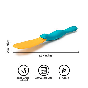 Pack of 3 - Nessie Ladle Spoon + Red The Crab Silicone Spoon Rest + Splatypus Jar Spatula