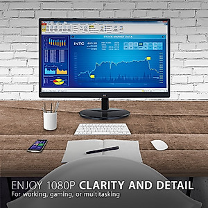 ViewSonic VA2459-SMH 24in IPS 1080p Frameless LED Monitor HDMI, VGA (Renewed)