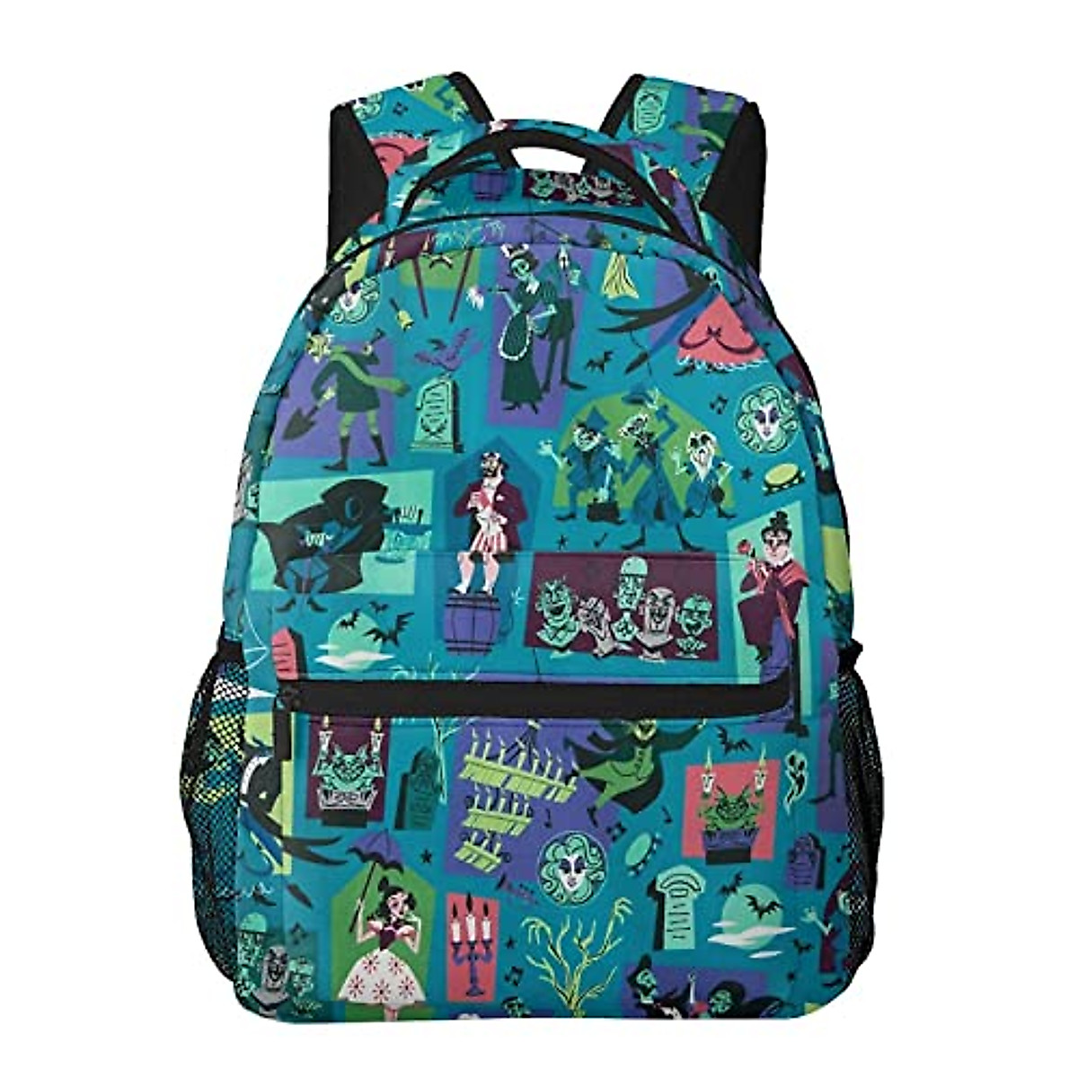 Haunted Mansion Backpack Large Capacity School Book Bag Laptop Backpacks Lightweight Travel Bookbag Kids Daypack