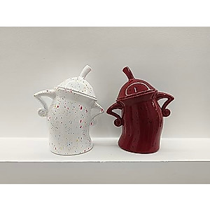 Canister with Attitude,Airtight Ceramic Kitchen Storage for Coffee, Tea, Sugar, and Spices, Stylish Kitchen Organization and Cute Decor, Unique Kitchen Storage Solution (white)