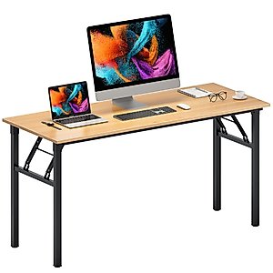 Need Home Office Desk - Large Computer Desk Sturdy Table Foldable Desk Gaming Computer Table No Assembly Required AC5BB 60 inch