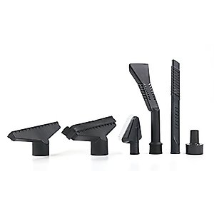 WORKSHOP Wet/Dry Vacs Vacuum Accessories WS25054A Shop Vacuum Attachment Kit For Use With A Shop Vacuum With Homeowners In Mind, Black