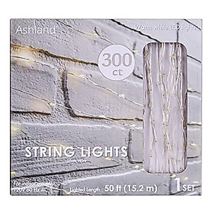 Ashland Michaels 300ct. Warm White LED String Lights