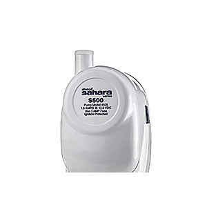 Attwood 4505-7 Sahara S500 Automatic Bilge Pump, 12-Volt, 1.5-Amp Draw, ¾-Inch Interior Diameter Hose, 29-Inch 16-Gauge Wire