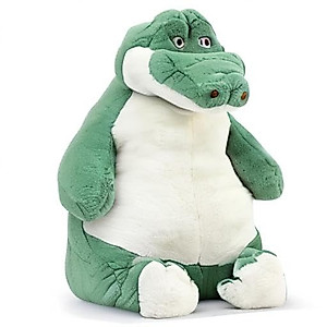 Muiteiur 6lbs 28 inch Weighted Alligator Stuffed Animals, Large Weighted Stuffed Crocodile Soft Plush Pillow, Green Alligator Stuffed Toy Gift for Kids Adults