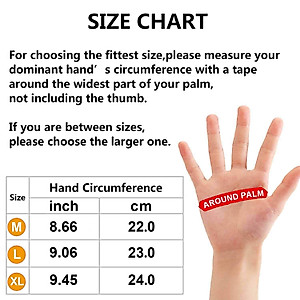 OZERO Leather Work Gloves for Men: Medium 3 Pairs Cowhide Leather Working Gloves for Driving Heavy Duty Mechanic Ranch - Women Gardening Leather Glove