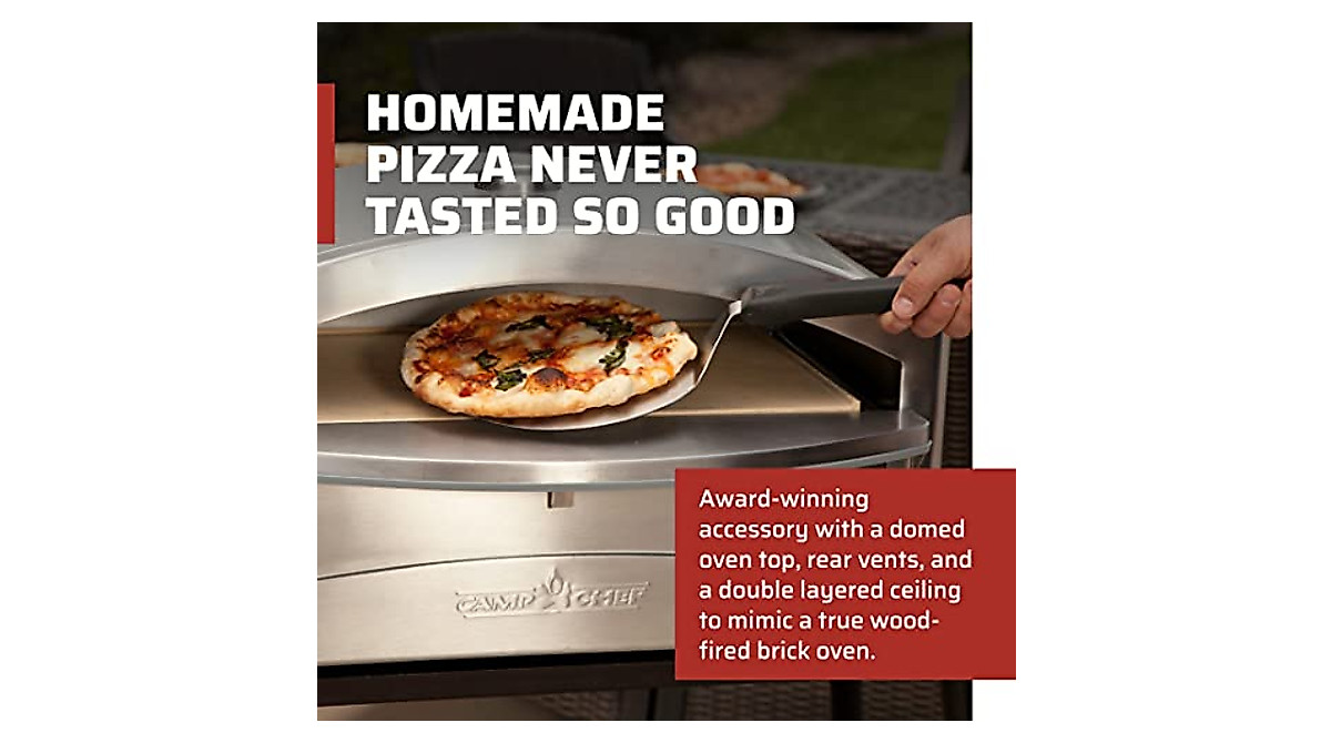 Camp Chef Italia Pizza Oven - Portable Brick-Oven Style Pizza Maker