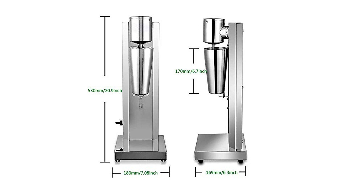 VPABES 180W Commercial Milkshake Blender Machine