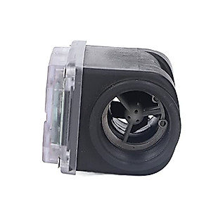 Garosa Electronic Fuel Meter, 1in Electronic Fuel Meter, Digital Display Gear Fuelmeter Liquid Water Meter, Science Lab Flowmeters (Red)